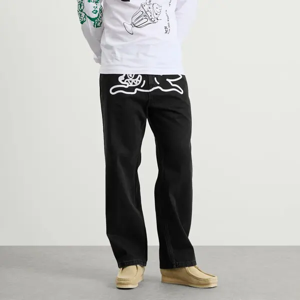 ICECREAM Running Dog Loose Straight Jeans