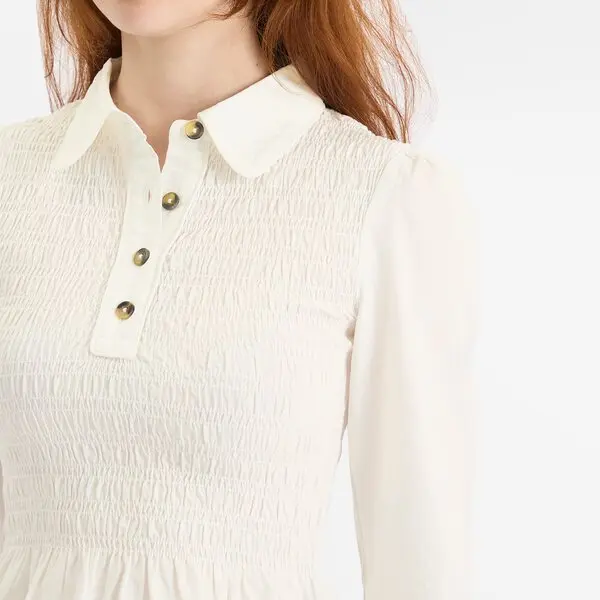 DAMSON MADDER Hazel Shirred Shirt