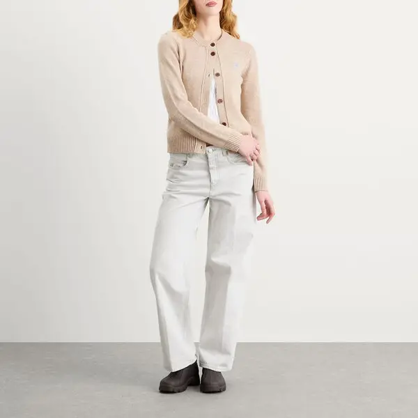 GANNI Core Future Wool Mix Cardigan