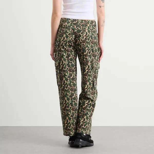ICECREAM Running Dog Woodland Camouflage Cargo Pants