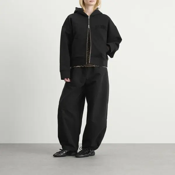 GANNI Heavy Terry Jersey Zip Hoodie
