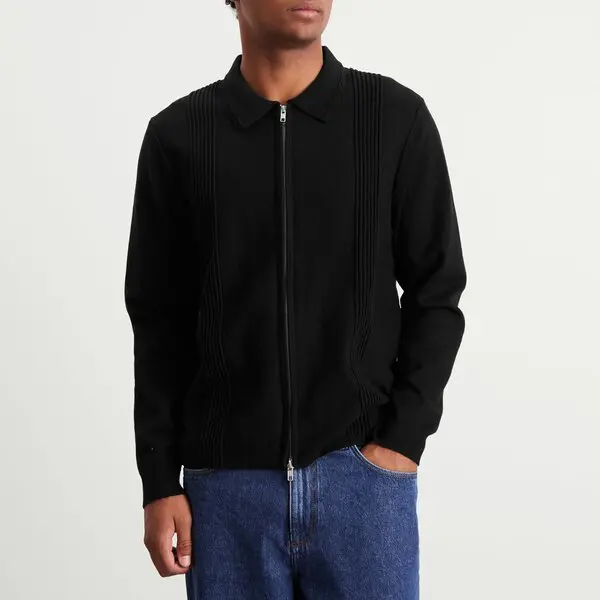 WAX LONDON Lennox Milano Zip Polo