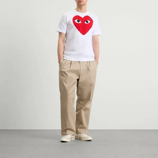 Play Comme Des Garcon Oversized Heart T-shirt