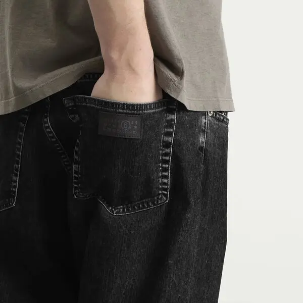 MAISON MARGIELA Washed Wide Leg Jeans