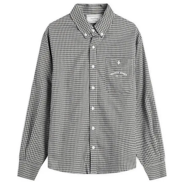 HOUSE OF SUNNY Gingham Shirt - Navy