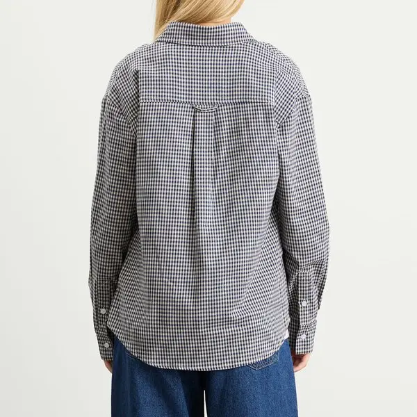 HOUSE OF SUNNY Gingham Shirt - Navy