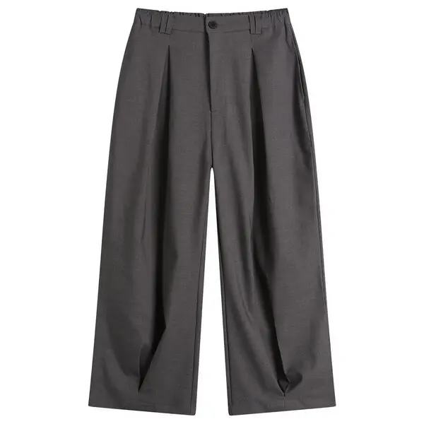 ANGLAN Valley Tuck Trousers - Charcoal