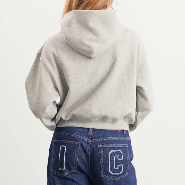 ICECREAM College Cropped Popover Hoodie