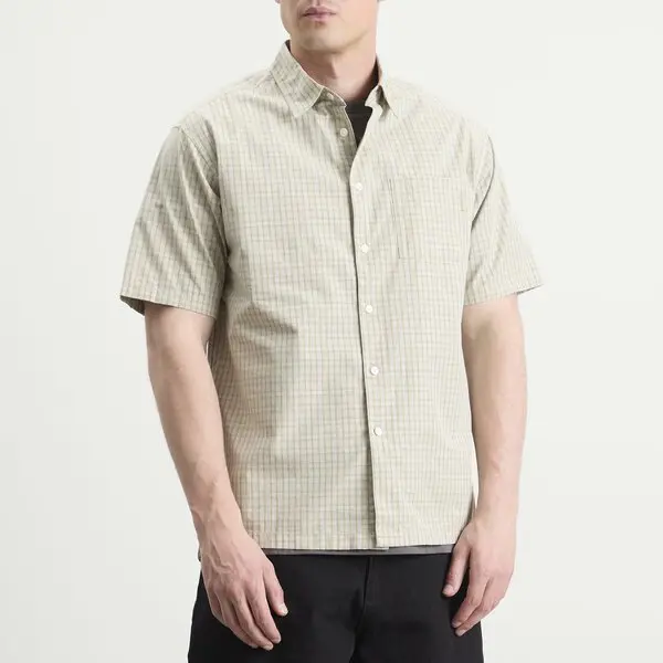 THISISNEVERTHAT Check Short Sleeve Shirt
