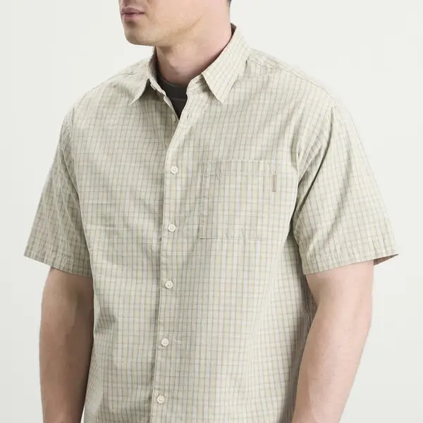 THISISNEVERTHAT Check Short Sleeve Shirt