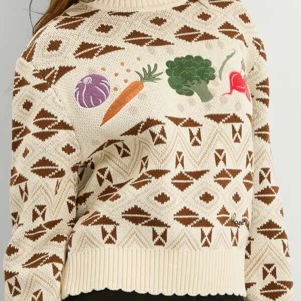 HOUSE OF SUNNY Martha Jacquard Jumper