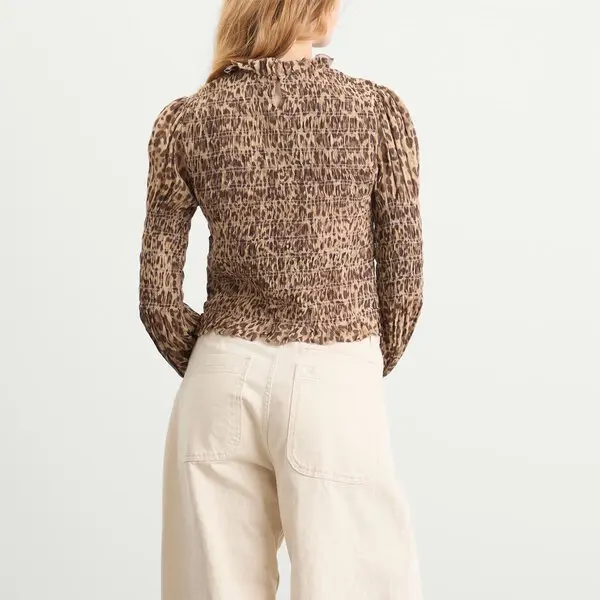 Rixo Gardenia Mila Leopard Top