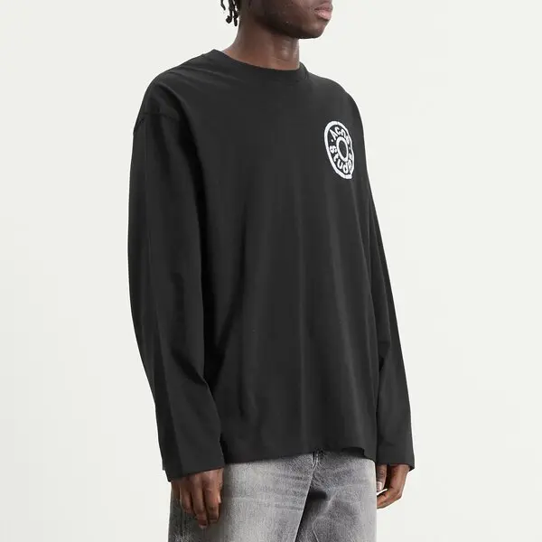 Acne Studios Button Logo Long Sleeve T-shirt