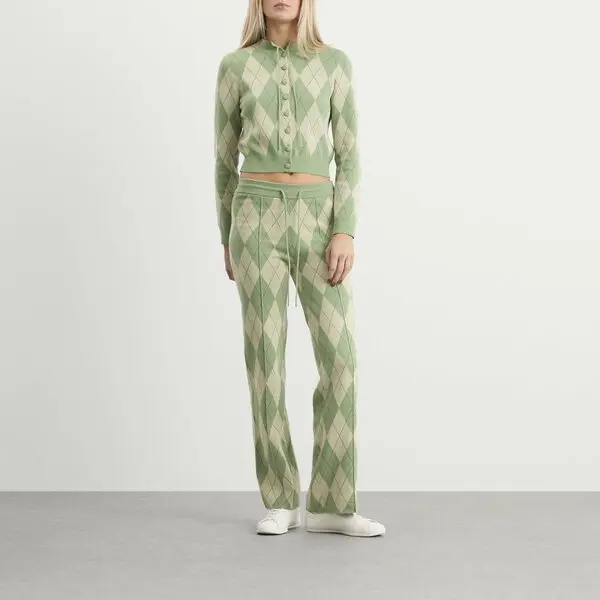 HOUSE OF SUNNY Argyle Jacquard Lounge Trousers