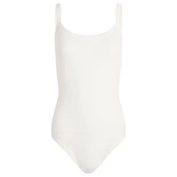 SKIMS Cotton Jersey Scoop Neck Bodysuit - Marble