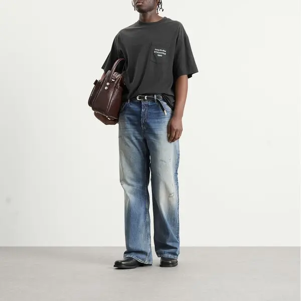 Acne Studios 1996 Short Sleeve T-shirt - Faded Black