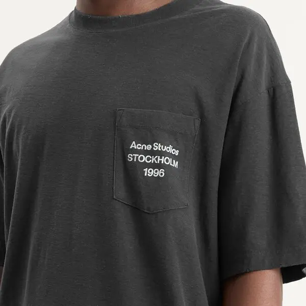Acne Studios 1996 Short Sleeve T-shirt - Faded Black