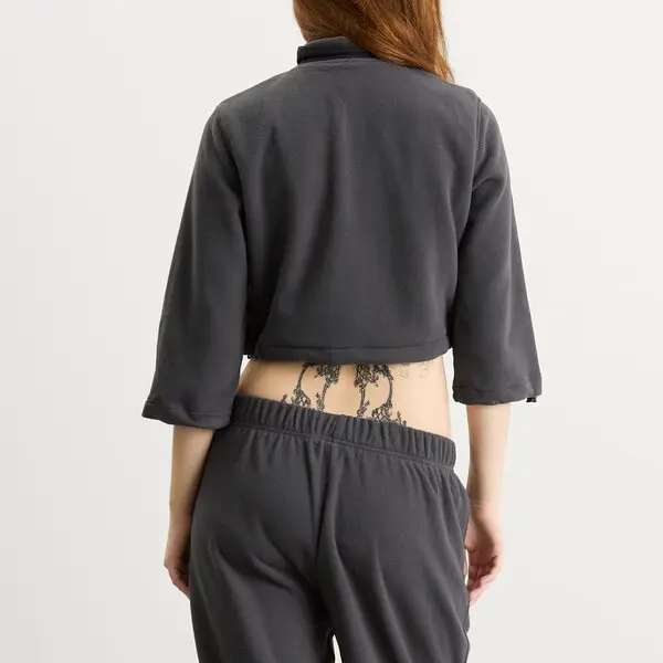 SKIMS Fleece Lounge Shrunken Zip Up Jacket