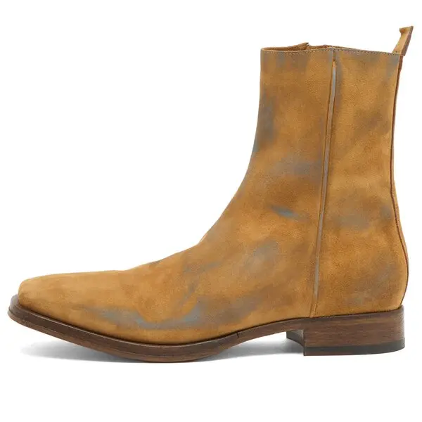 Acne Studios Bebe Suede Ankle Boots - S/beige