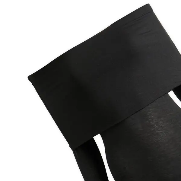 SKIMS Sheer Modal Off Shoulder Maxi Dress - Onyx
