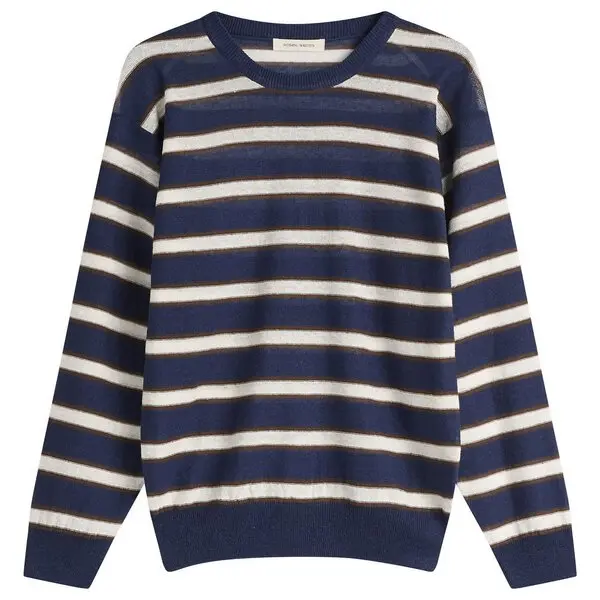 NOTHING WRITTEN Stripe Jumper - Dark Navy
