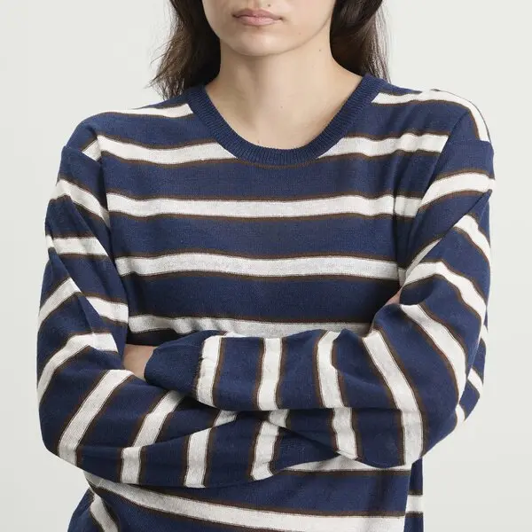 NOTHING WRITTEN Stripe Jumper