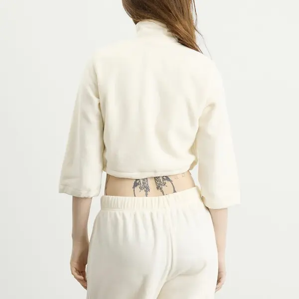 SKIMS Fleece Lounge Shrunken Zip Up Jacket