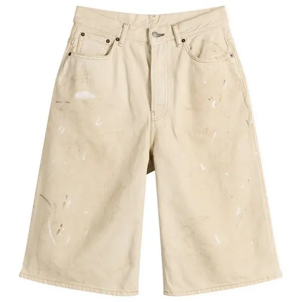 Acne Studios Judda Trafalgar Denim Shorts - White