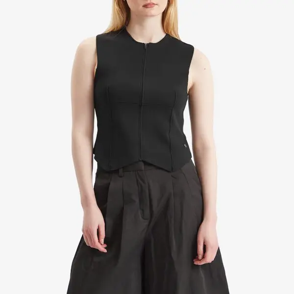 STEL Zip Up Power Knit Vest