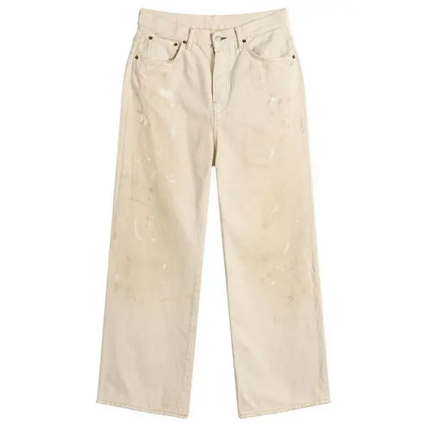Acne Studios 2021 Trafalgar Wide Leg Jeans - White