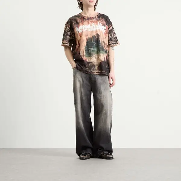 Acne Studios Cave Print T-shirt In | Size: | 100% Cotton | End Clothing