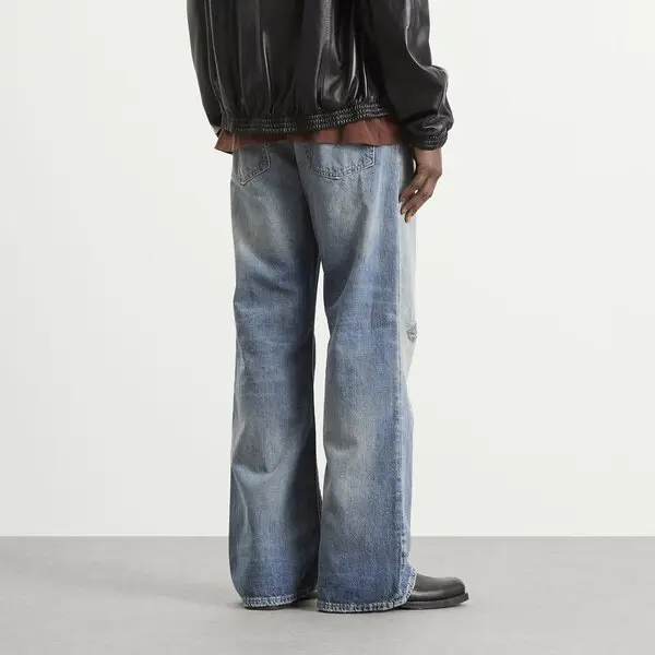 Acne Studios Daybreak Wash Wide Leg Jeans