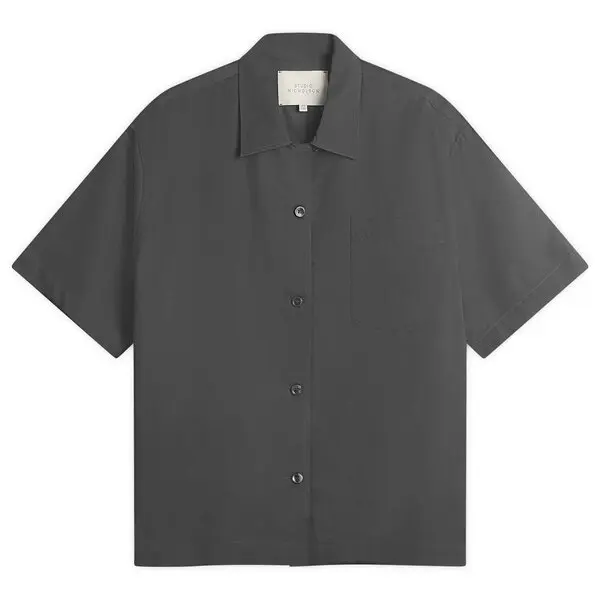 Studio Nicholson Short Sleeve Shirt - Coal