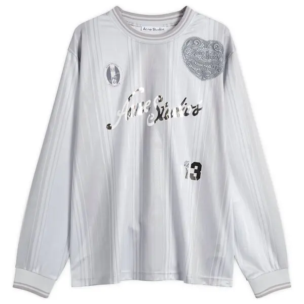 Acne Studios Long Sleeve Sports Jersey - Grey