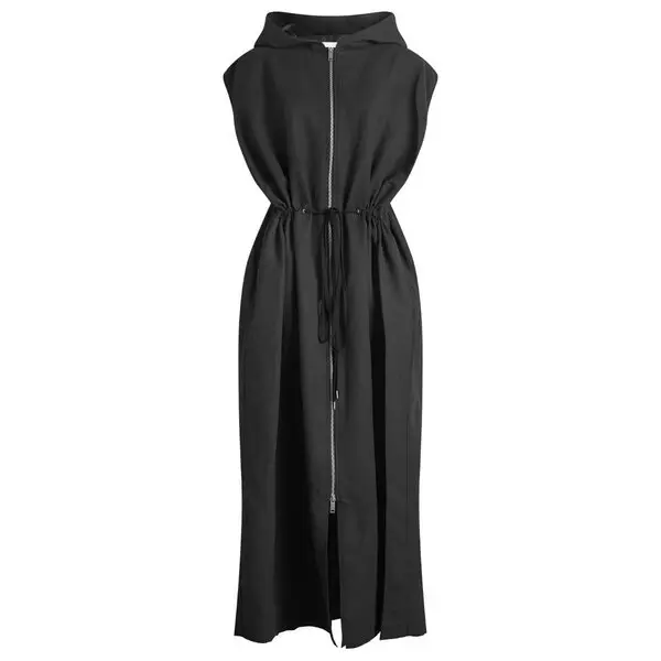 Studio Nicholson Hooded Dress - Black Grape