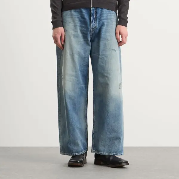 Acne Studios 2023 Daybreak Wash Wide Leg Jeans