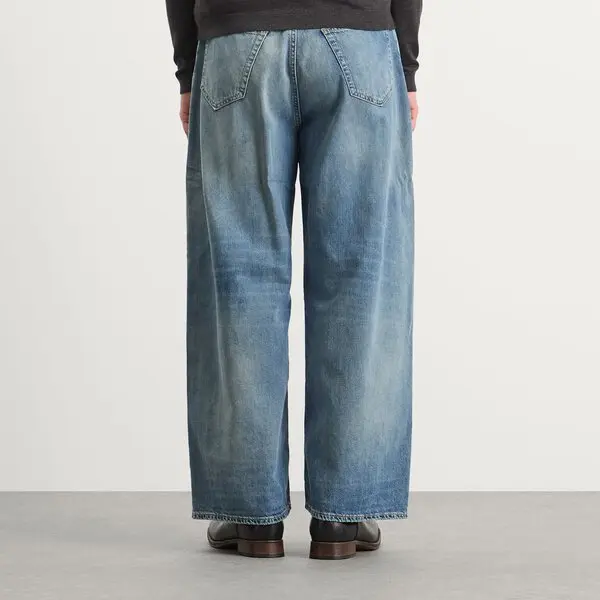 Acne Studios 2023 Daybreak Wash Wide Leg Jeans