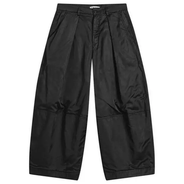 You Must Create Deadbeat Satin Trousers - Black
