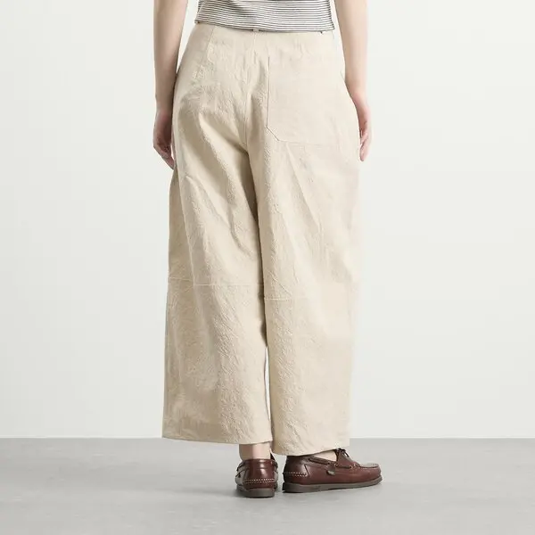 You Must Create Deadbeat Linen Trousers