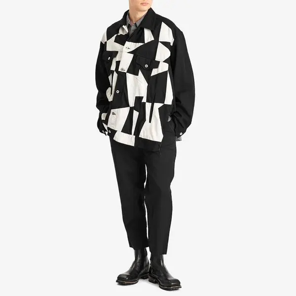 Comme Des Garçons Patchwork Twill Jacket
