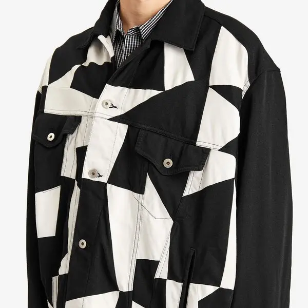 Comme Des Garçons Patchwork Twill Jacket