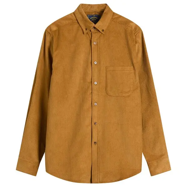 Portuguese Flannel Lobo Button Down Corduroy Shirt - Prairie