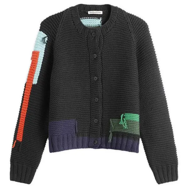 You Must Create Atomic Cardigan - Black