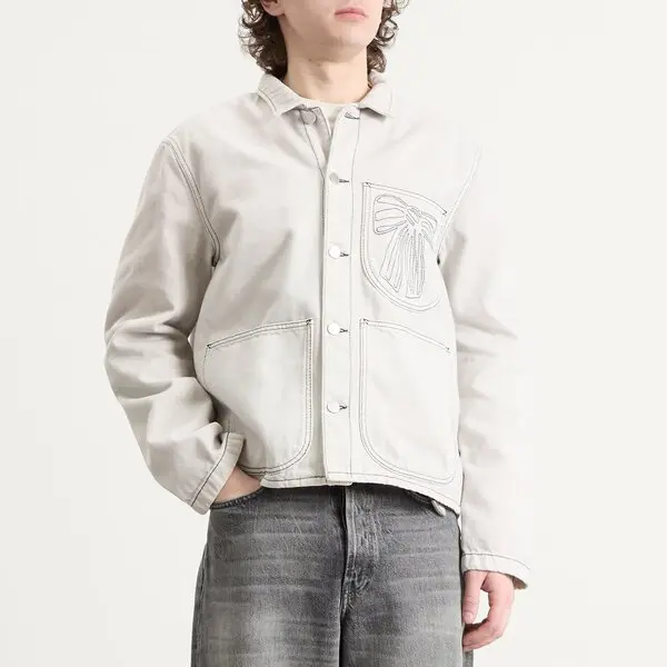 Acne Studios Bow Denim Chore Jacket