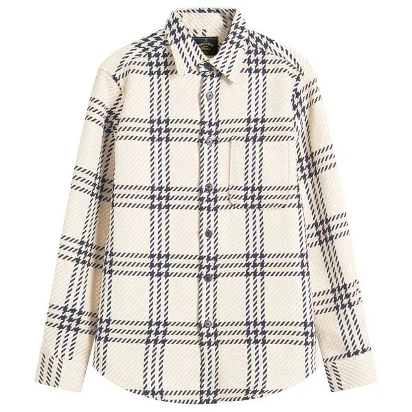 Portuguese Flannel Upper Overshirt - Ecru