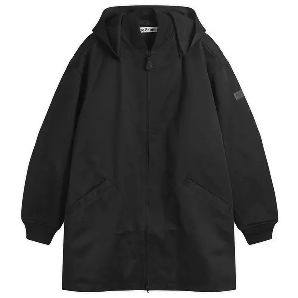 Acne Studios Cotton Nylon Workwear Parka - Black