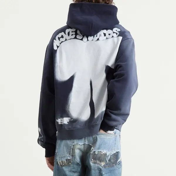 Acne Studios Bow Spray Print Hoodie