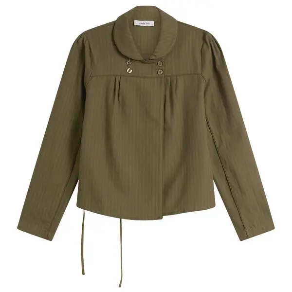 PEACHY DEN The Coppola Lounge Top - Stripe