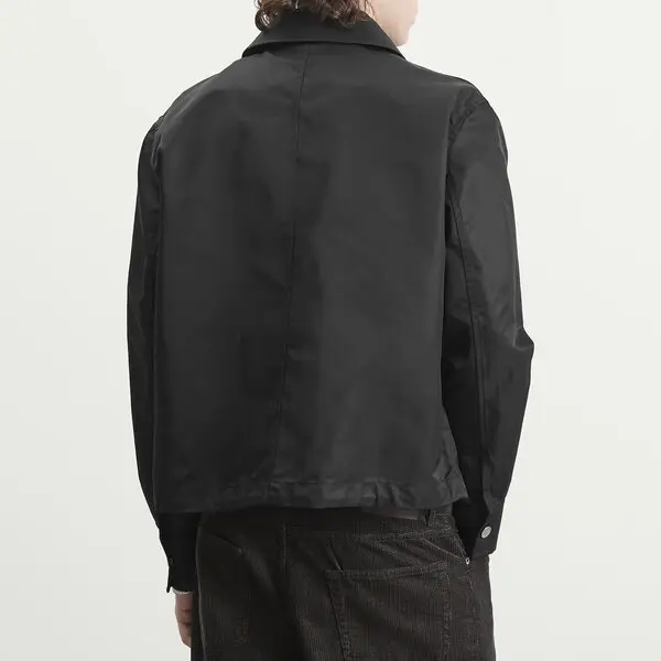 AMI Paris Denim Jacket With De Coeur Stud In | Size: | Nylon/eva/denim | End Clothing