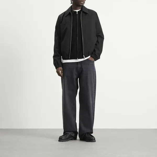 AMI Paris Zipped Jacket With Embossed De Coeur